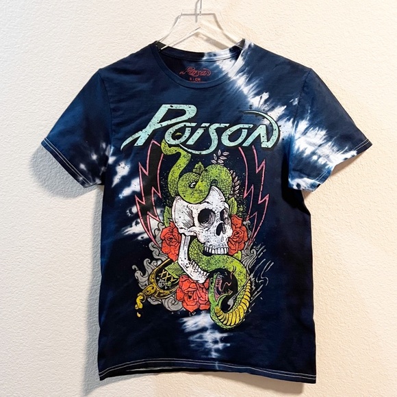Poison | Tops | Poison Graphic Band Tee | Poshmark